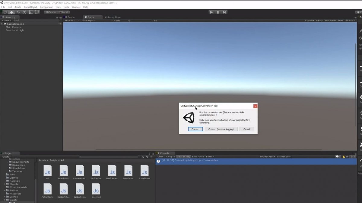 Unity veröffentlicht Tool zur Umwandlung von UnityScript zu C heise
