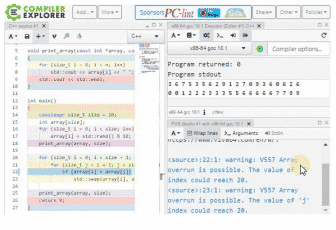 Codeanalyse von C C C und Java Compiler Explorer enthält jetzt