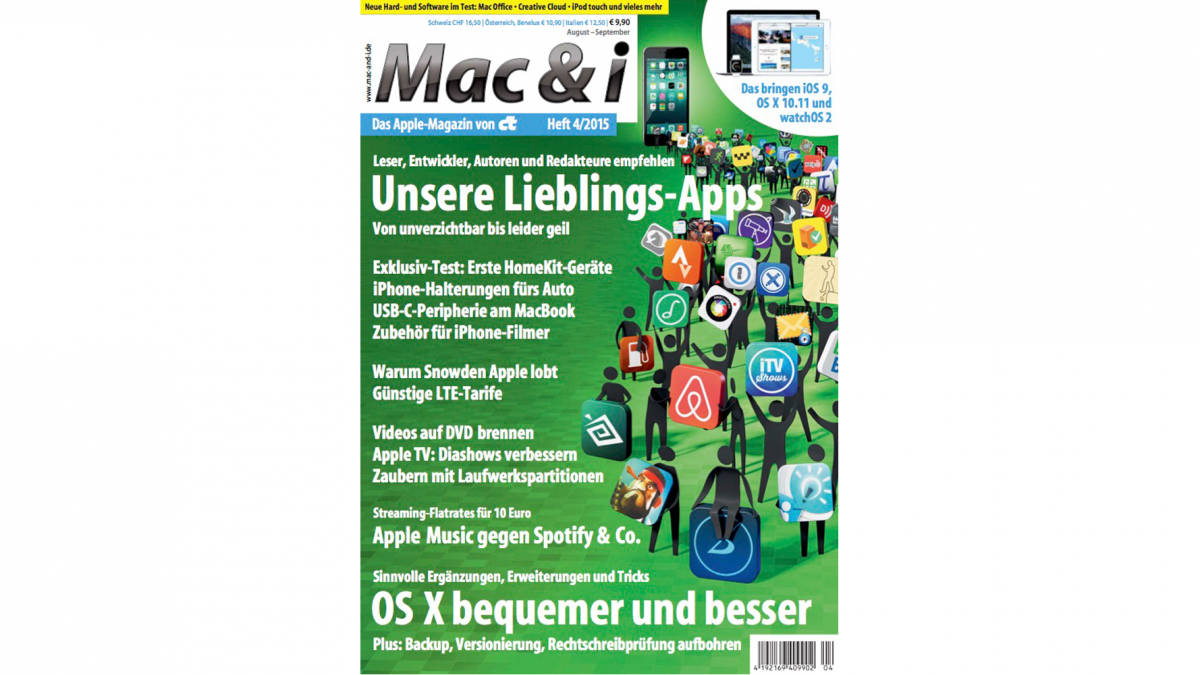 Mac & i Heft 4/2015 jetzt im Handel | heise online