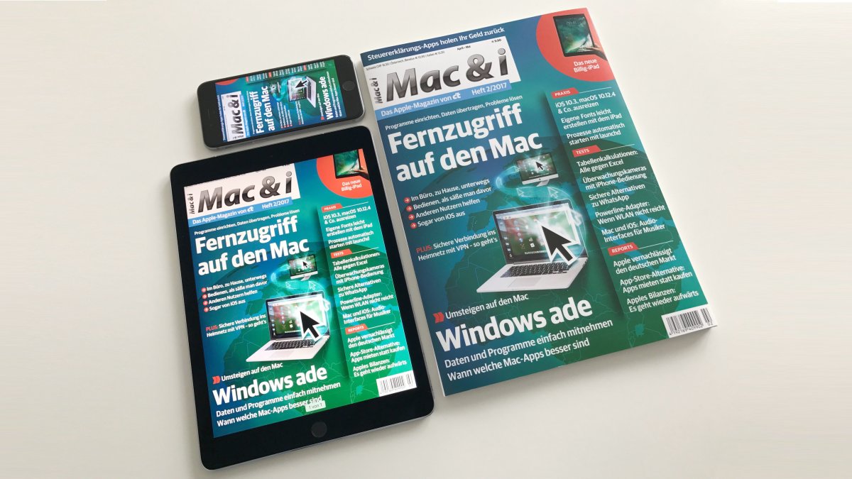 Mac & i Heft 2/2017 jetzt im Heise-Shop bestellbar | heise online