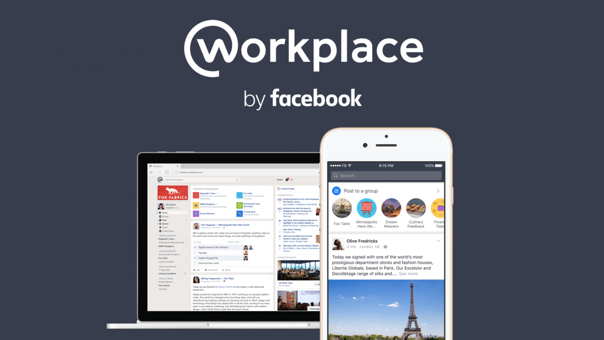 Konkurrenz für Slack: Facebook startet Gratis-Version von Workplace ...