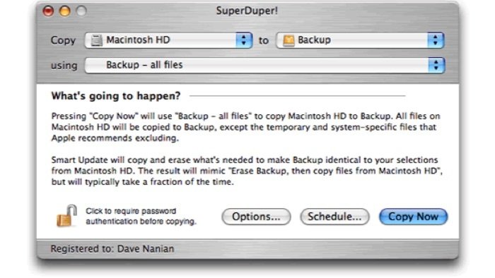 APFS: Beliebtes Backup-Tool SuperDuper! kann noch nicht booten | heise ...