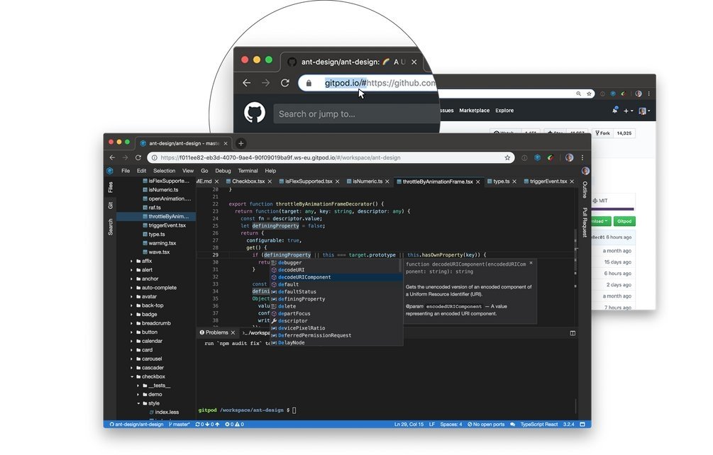 Gitpod: Neuartige Online-IDE für GitHub vorgestellt | heise online