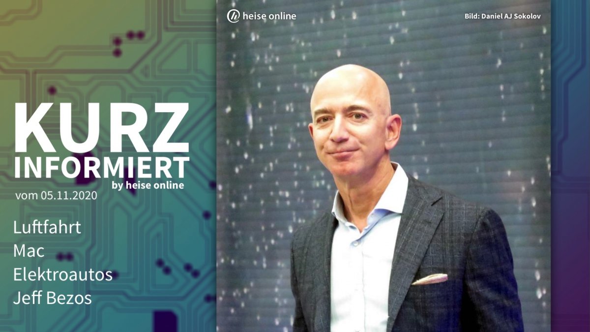 Kurz informiert: Luftfahrt, Mac, Elektroautos, Jeff Bezos | heise online