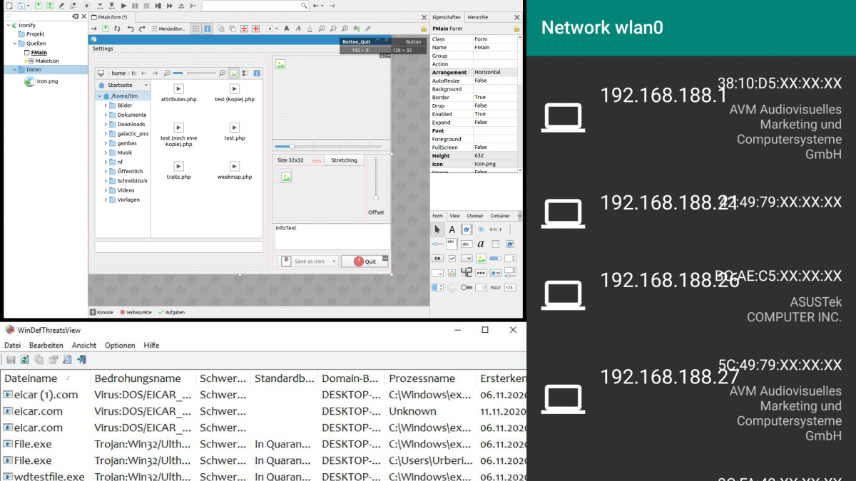 Kurztests: Linux-Entwicklungsumgebung, Netzwerkscanner, Windows ...