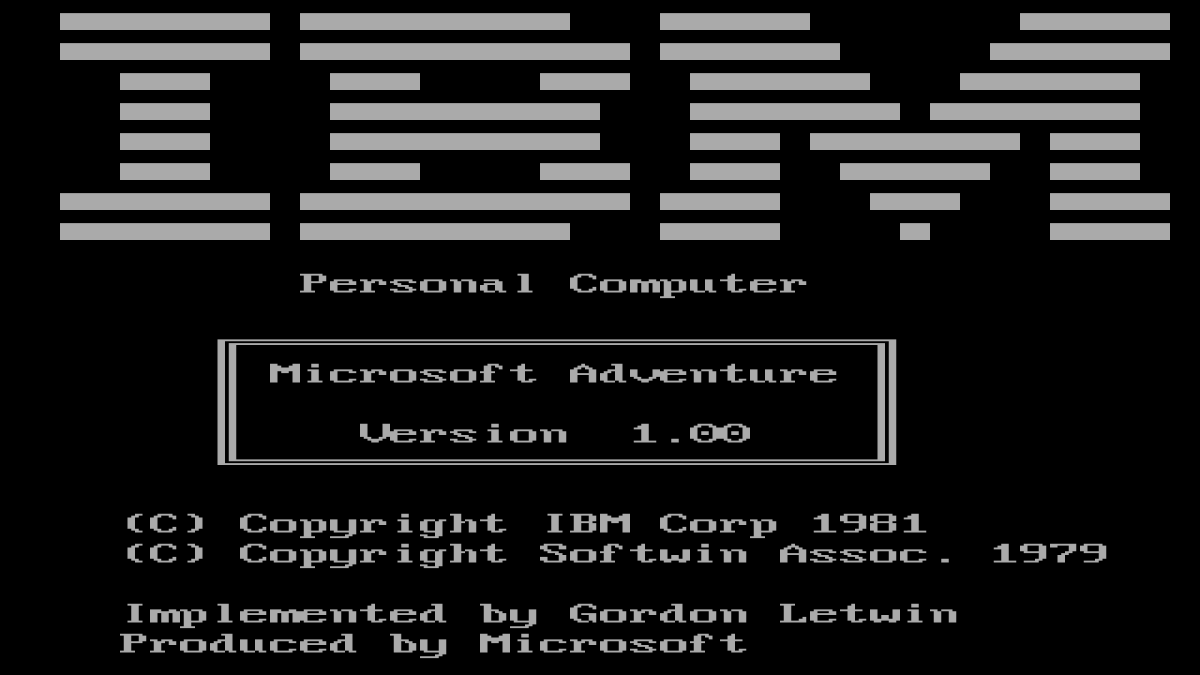 Microsoft Adventure: Vor 40 Jahren erscheint das erste PC-Spiel | heise ...
