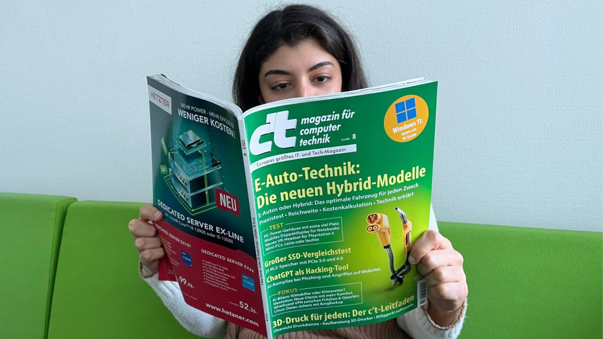 c't 8/2023 - Der Blick ins Heft mit E-Autos, 3D-Druckern & SSDs | heise online