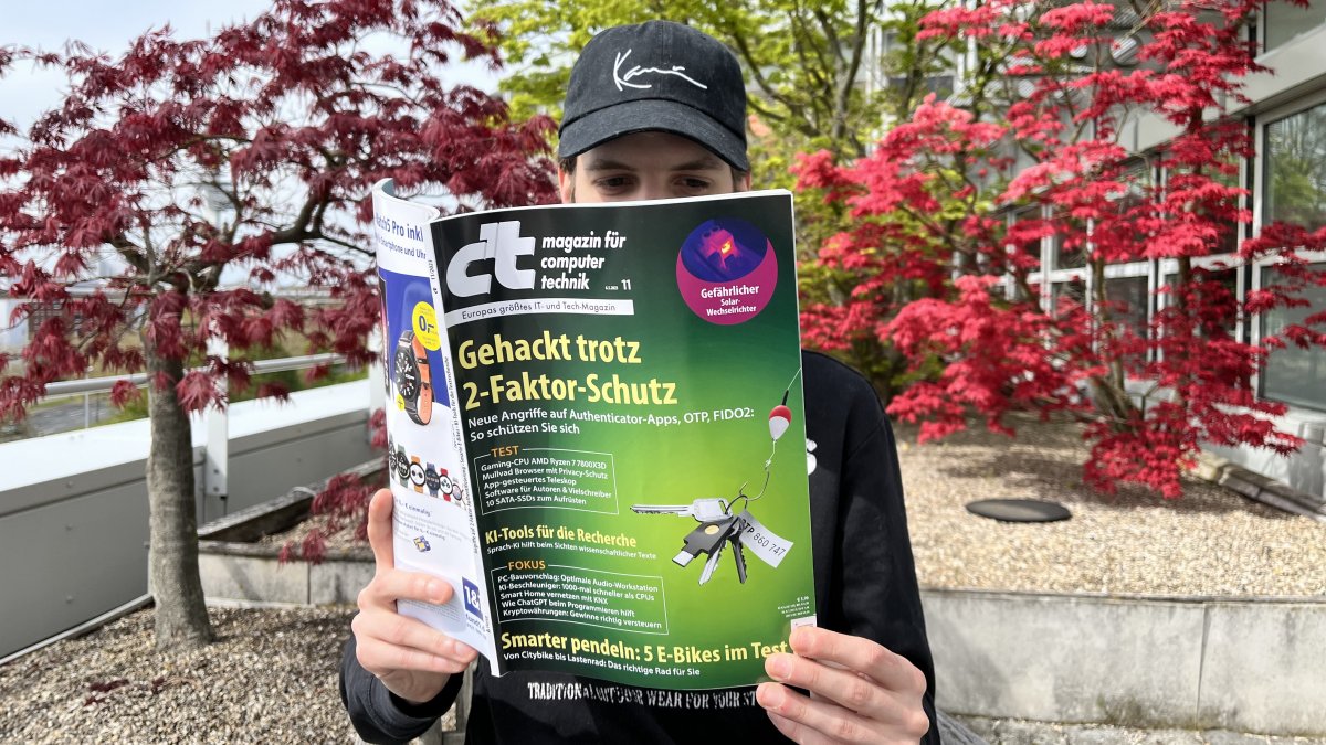 c't 11/2023 - Der Blick ins Heft mit E-Bikes und Angriffen auf 2FA | heise online