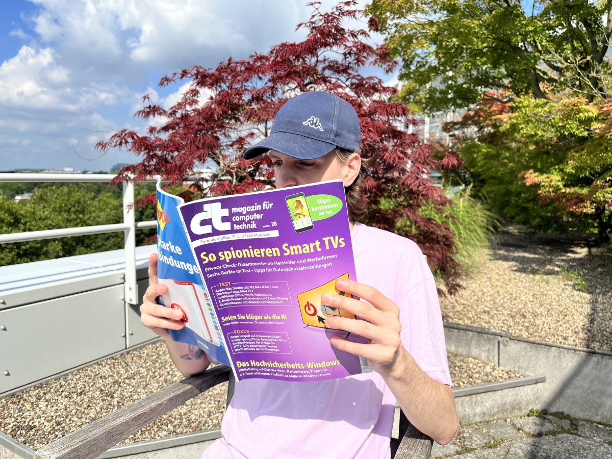 Blick ins Heft c't 20/2023: KI-Bots überlisten, neugierige Smart TVs | heise online