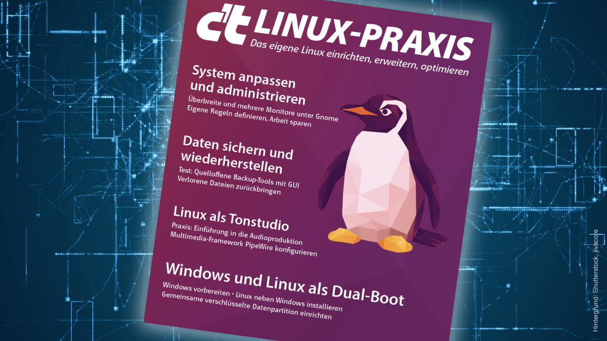 c’t Sonderheft Linux-Praxis: Tipps zum Einrichten, Erweitern und Optimieren | heise online