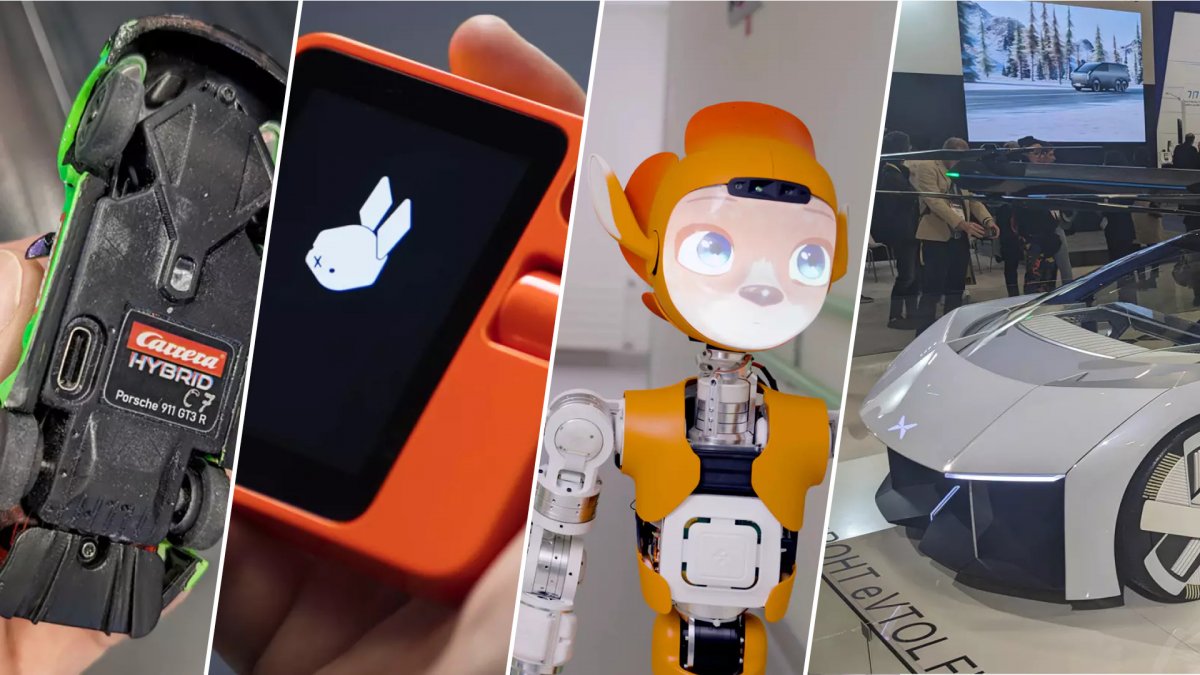 Rabbit, Carrera, Flugauto: Die Highlights der CES 2024 | heise online