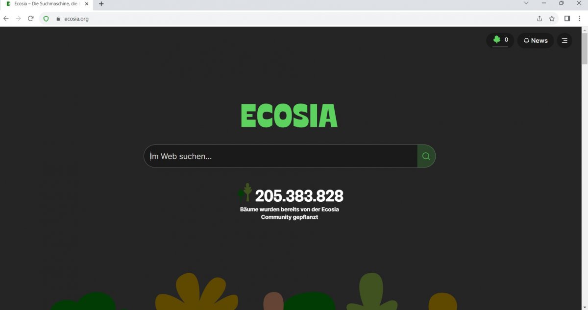 Sustainable search engine provider Ecosia launches its own browser | heise online