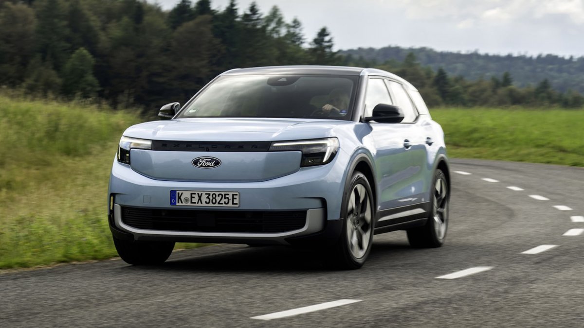 Electric car: First driving impression of the Ford Explorer | heise autos