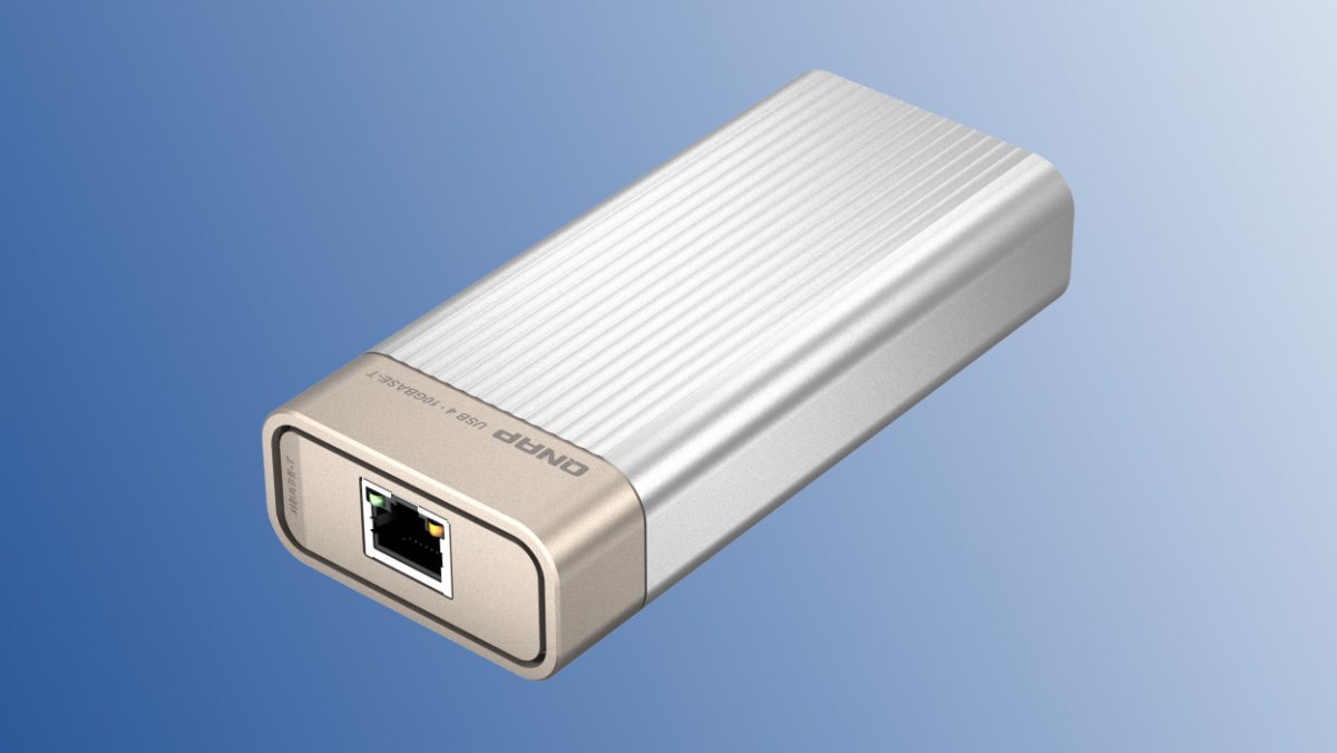 Qnap: USB adapter for 10 Gbit/s Ethernet | heise online
