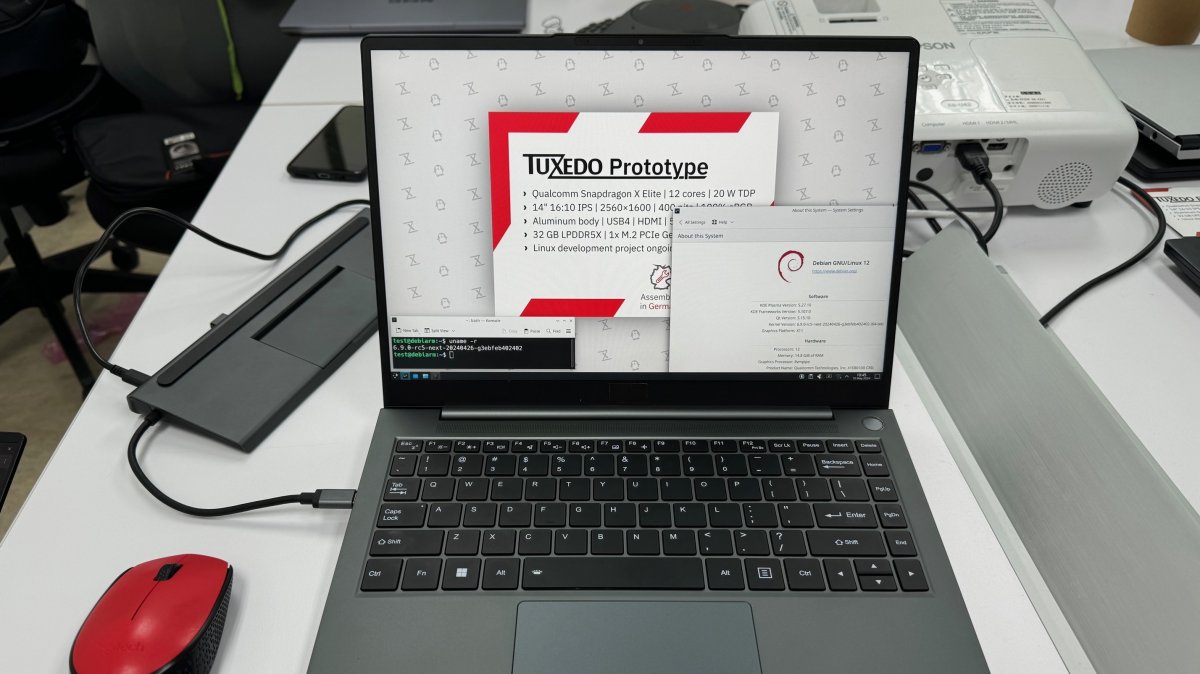 Tuxedo Discontinues Linux Notebook with Snapdragon X | heise online