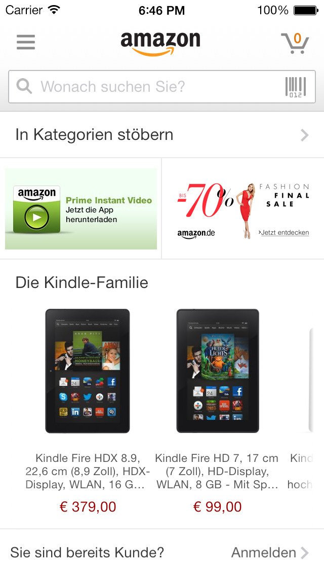 Amazon - App für iPhone, iPad und Android | heise Download