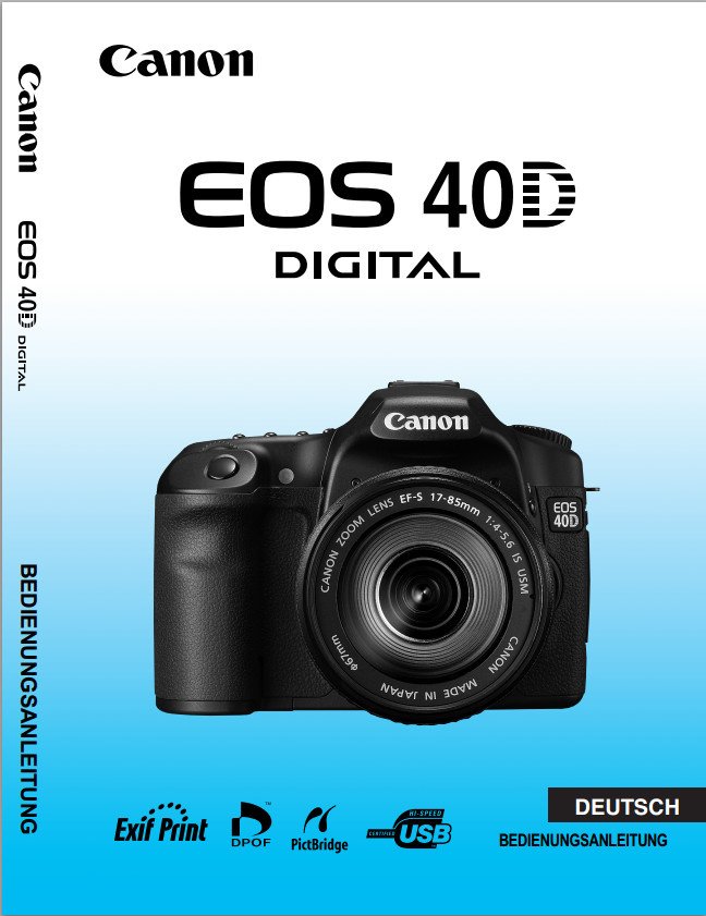 Canon EOS 40D Handbuch | heise Download