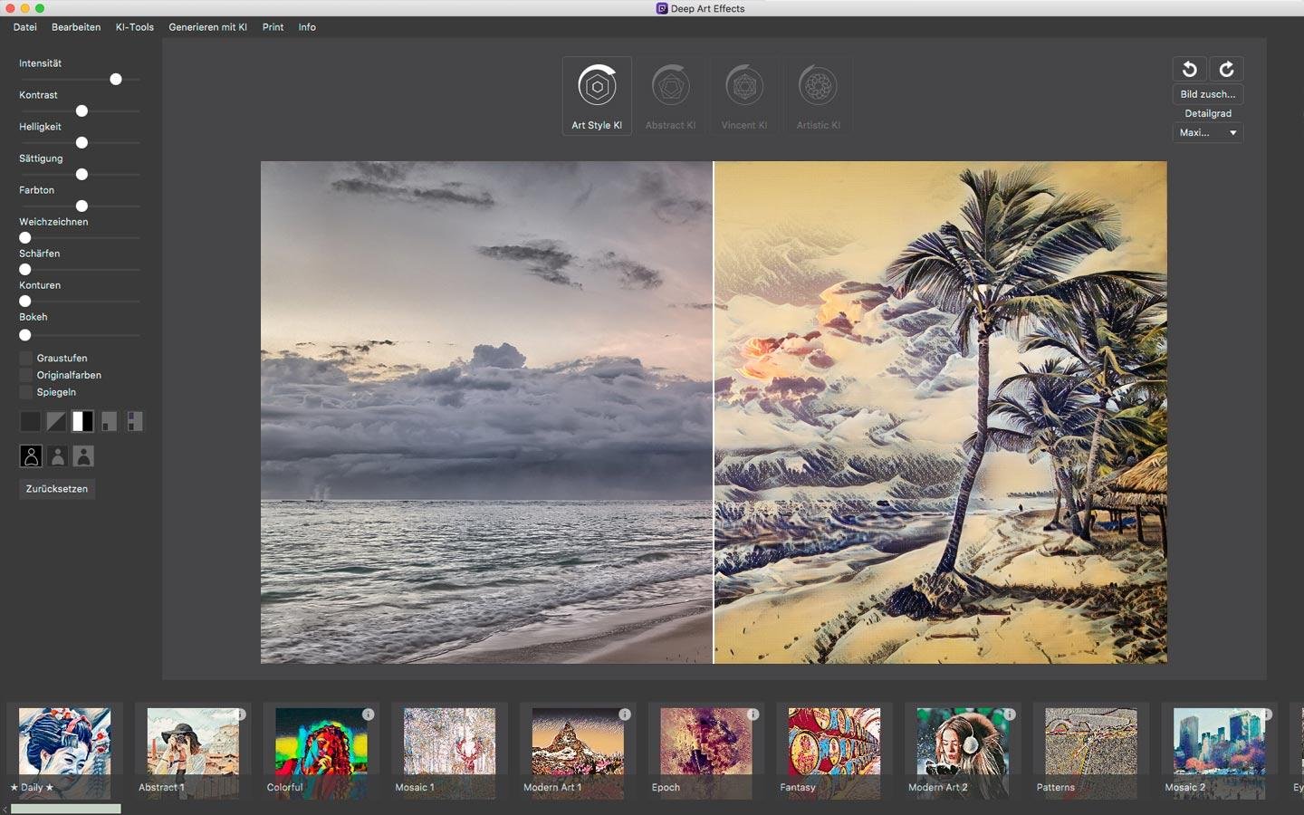 Deep Art Effects | Download bei heise