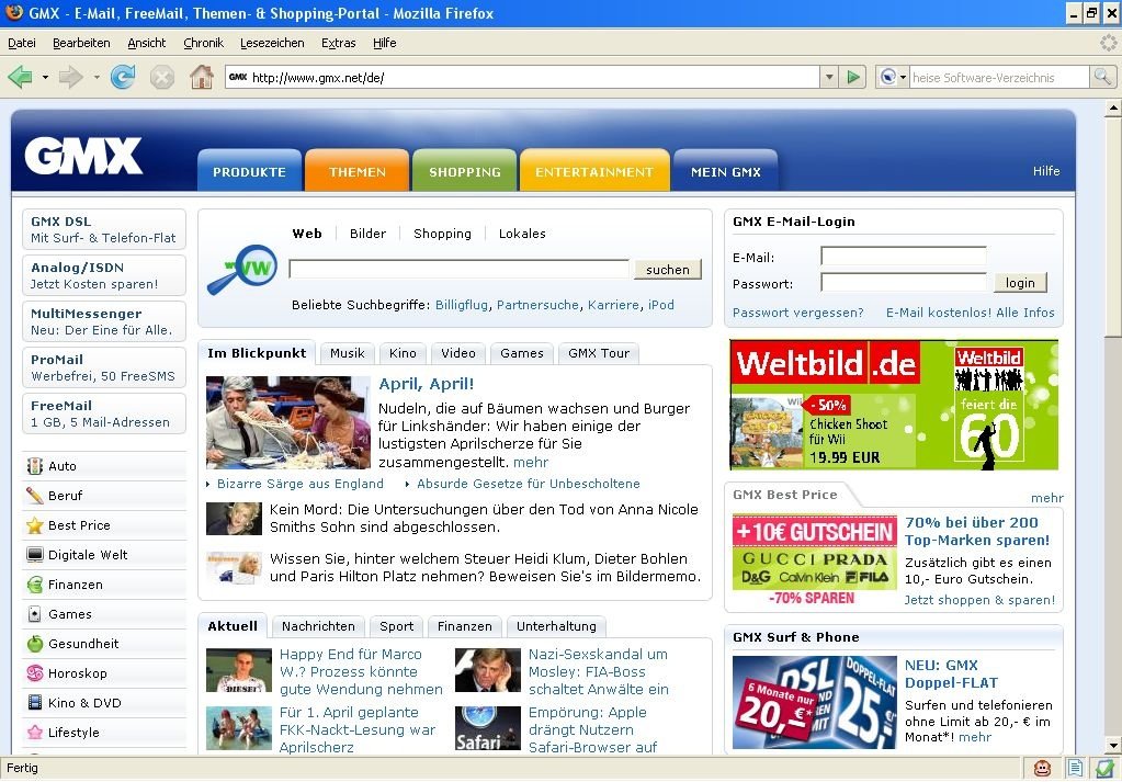 GMX - E-Mail und Cloud | heise Download