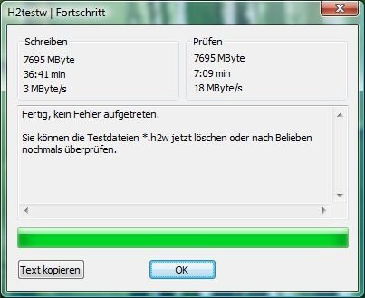 H2testw | heise Download