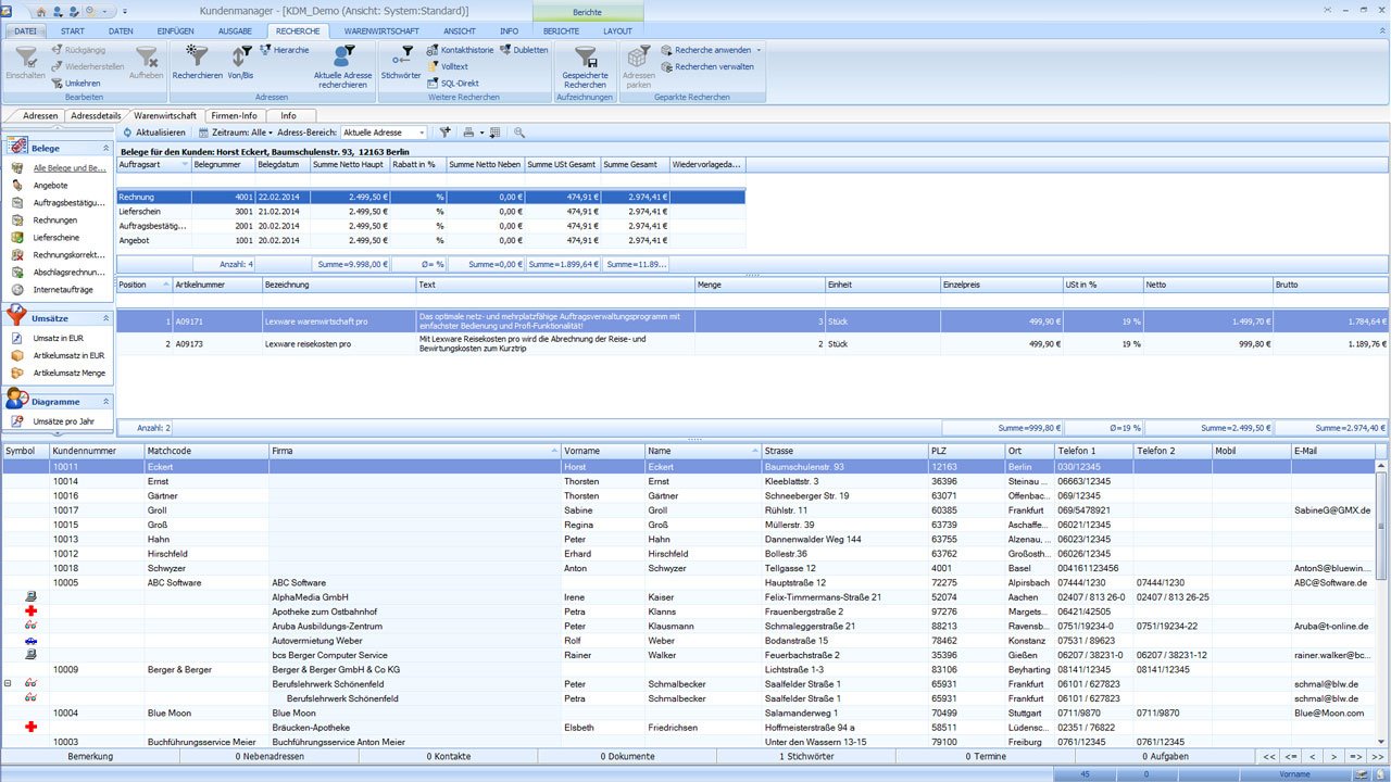 Lexware Kundenmanager | heise Download