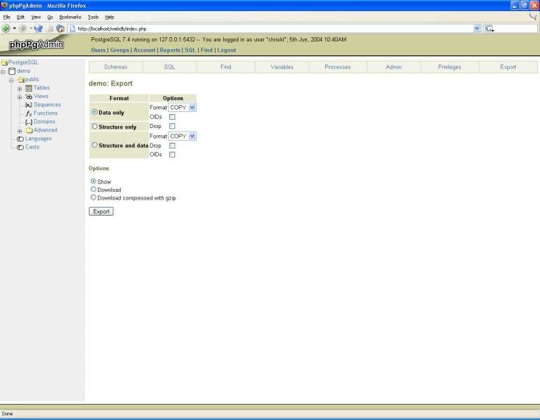 phpPGAdmin | heise Download