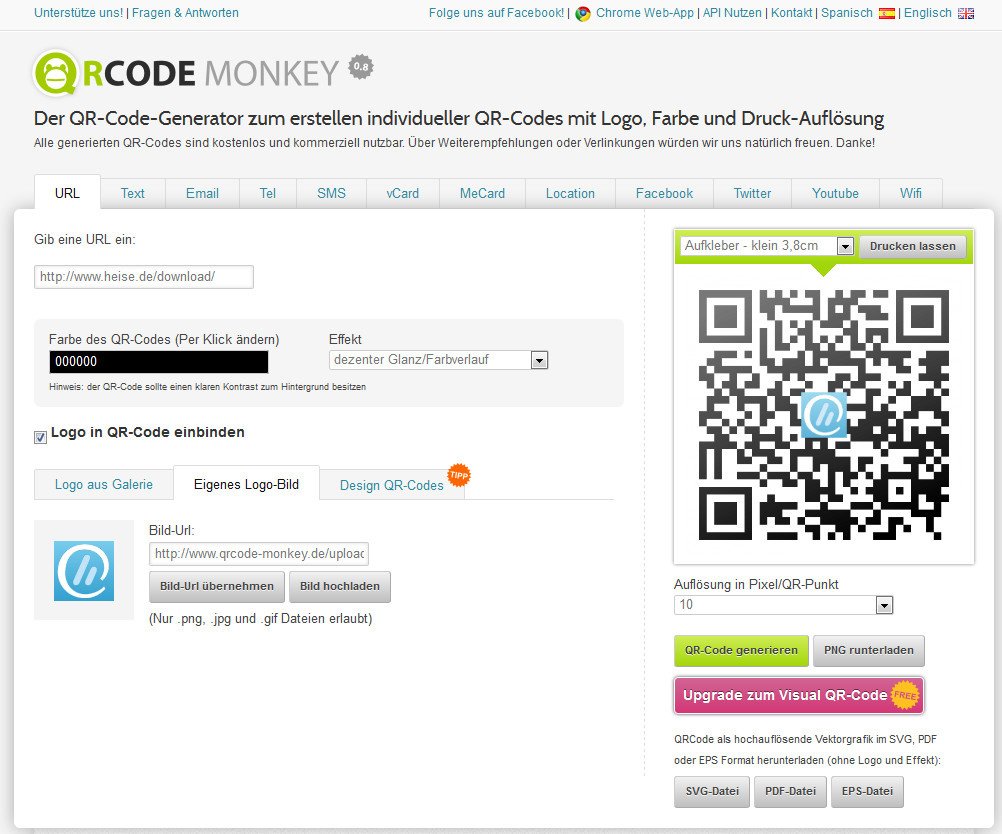 QRCode-Monkey | heise Download