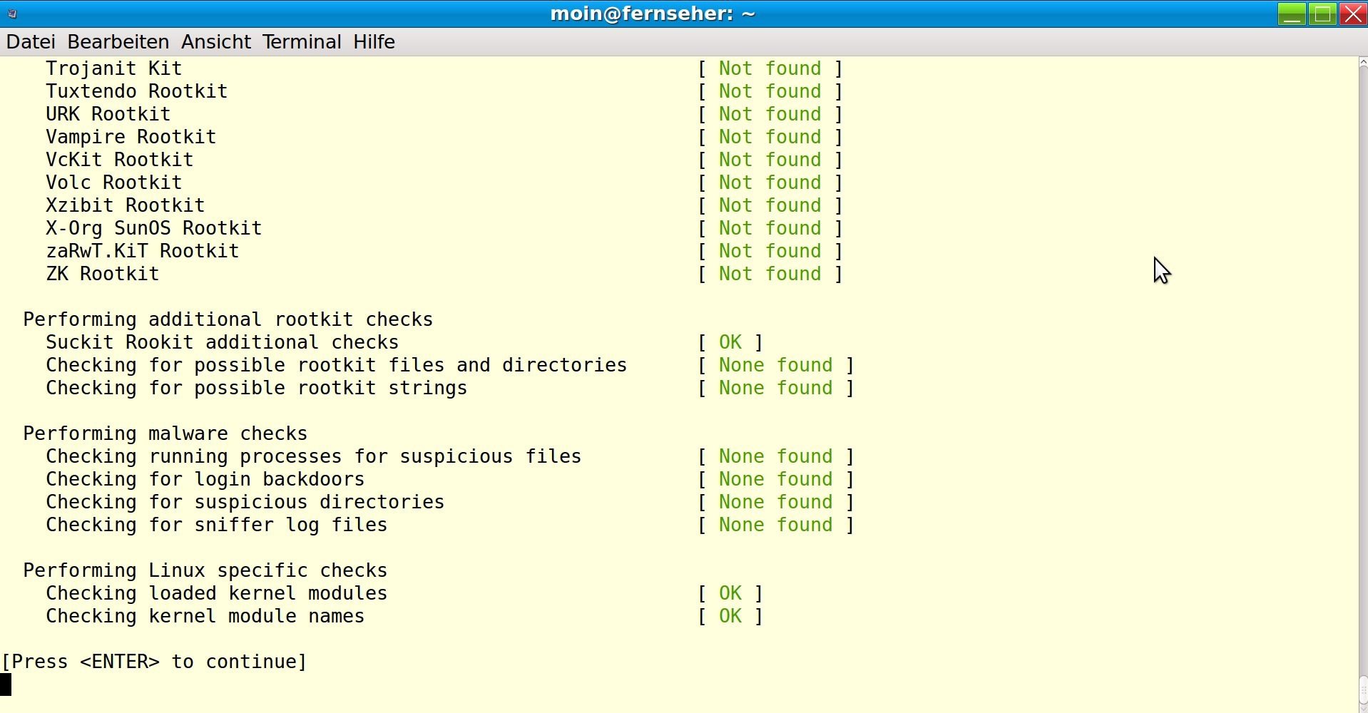Rootkit Hunter (rkhunter) | heise Download