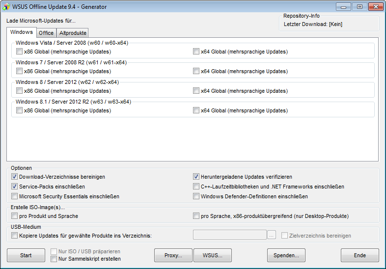 WSUS Offline Update (ehemals c't Offline Update) | heise Download