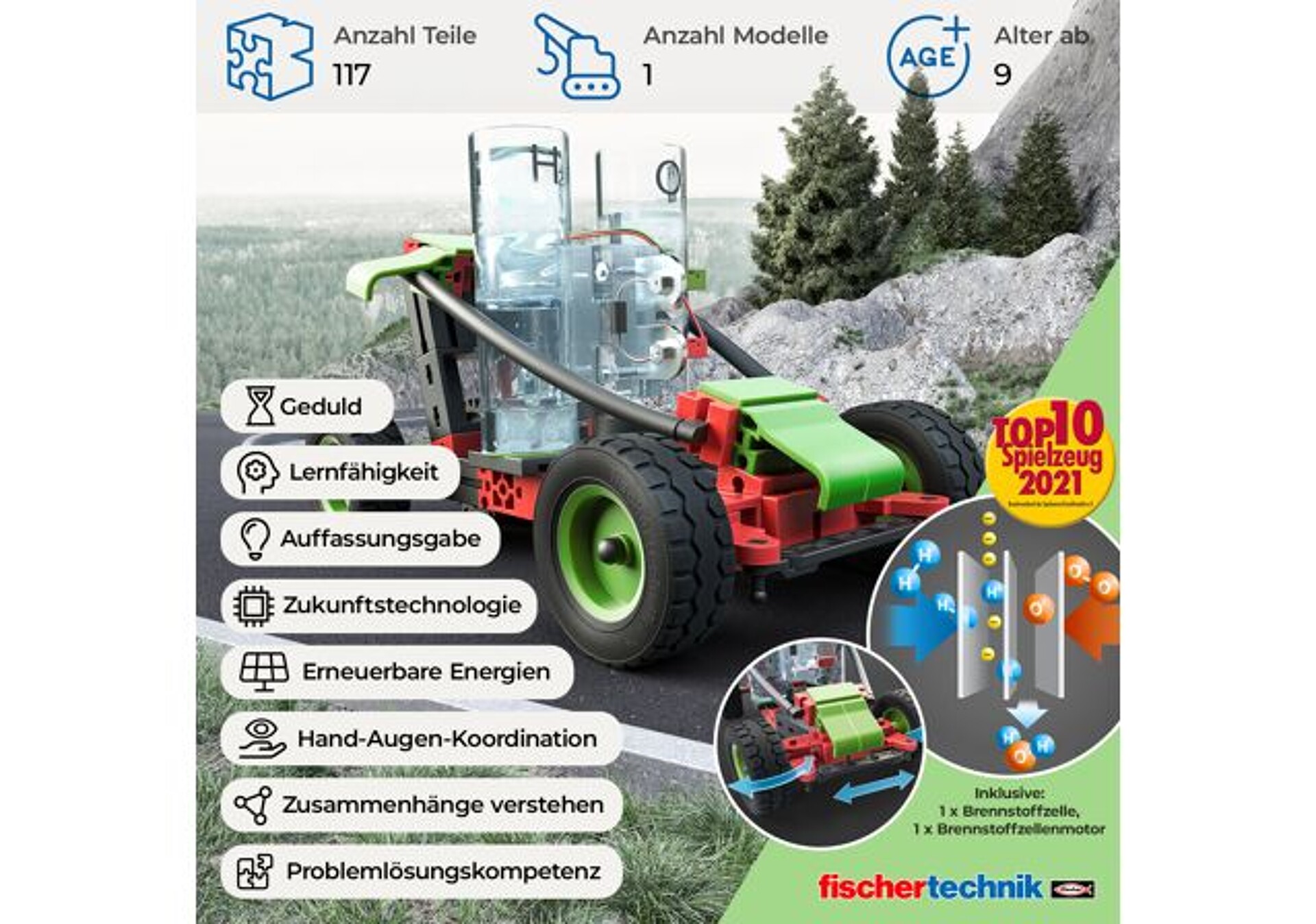 fischertechnik H2 Fuel Cell Car