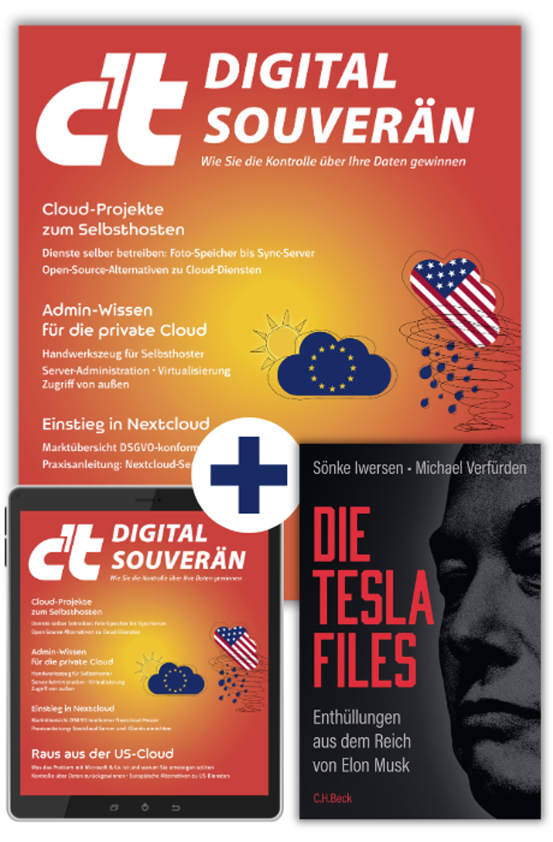 Superbundle c't digital souverän (Heft + PDF + Buch) | heise shop