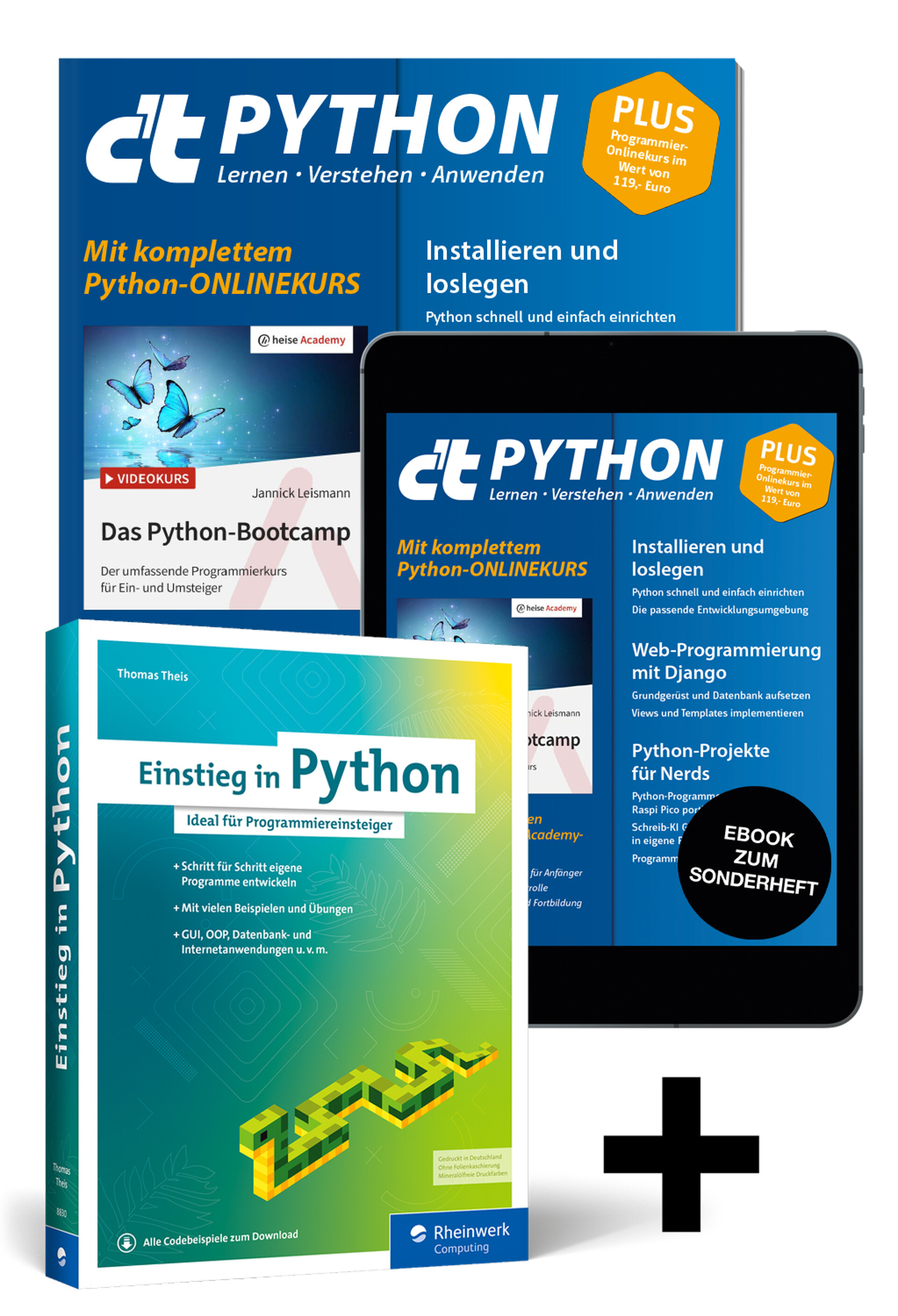 Superbundle c't Python 2022 (Heft + PDF + Buch) | heise shop