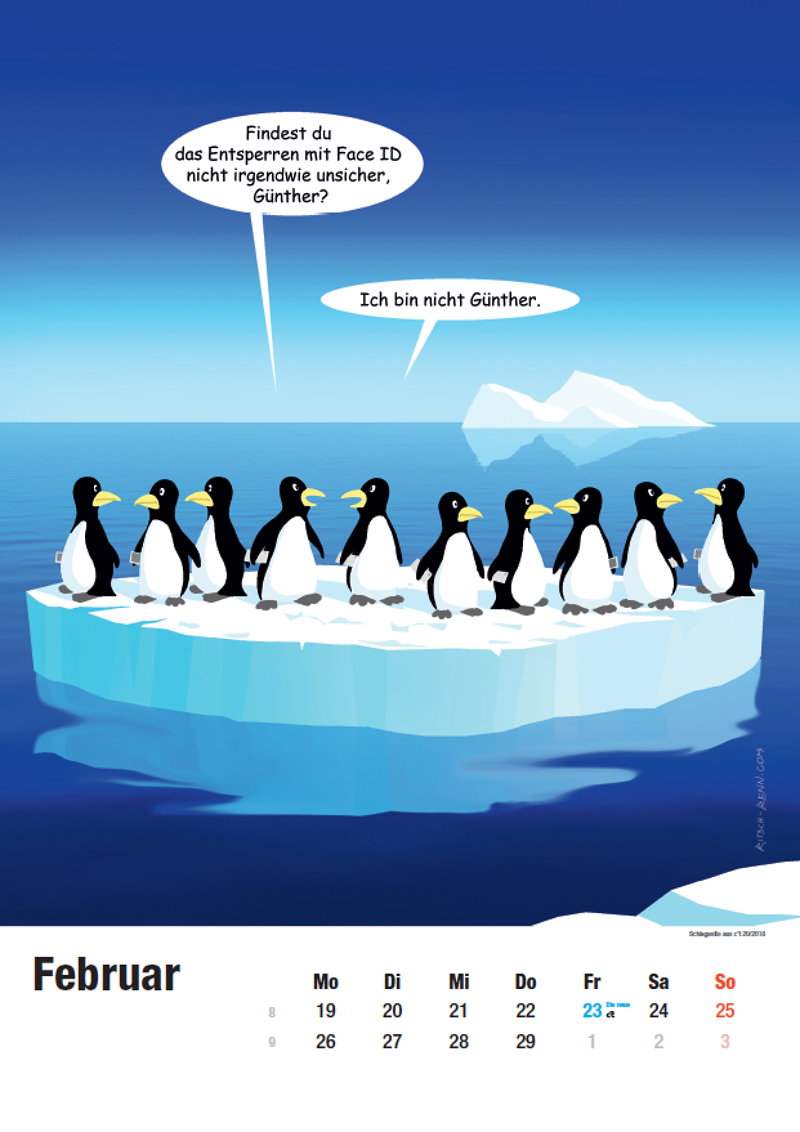 c't Jubiläums-Schlagseitenkalender 2024 | heise shop