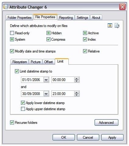 Attribute Changer - Gratis-Download von heise.de