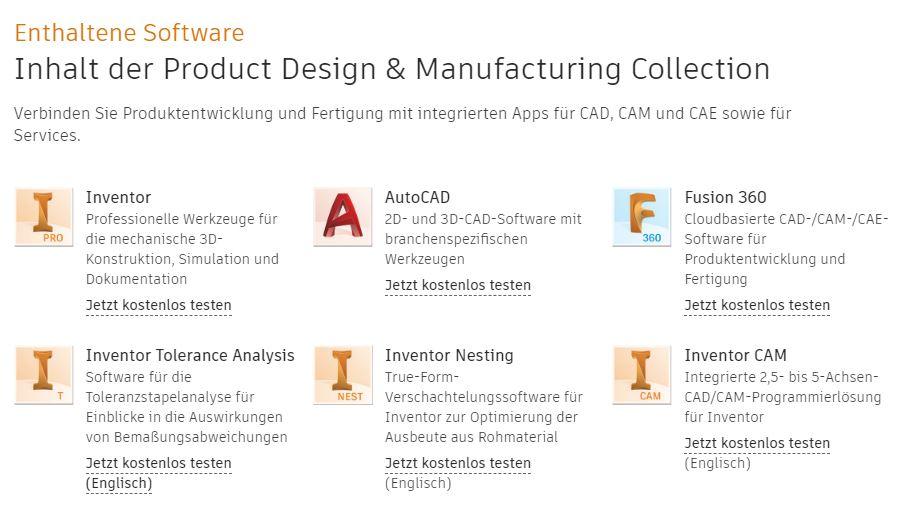 Autodesk Product Design & Manufacturing Collection - Download | Heise