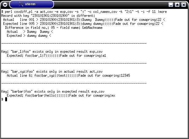 csvdiff - Gratis-Download | Heise