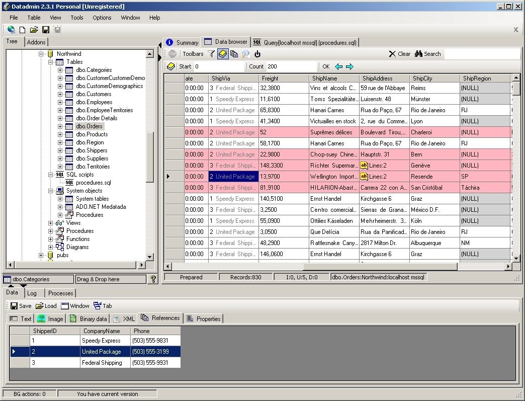 DatAdmin Personal - Gratis-Download von heise.de