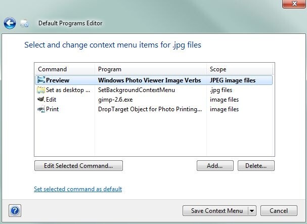 Default Programs Editor - Gratis-Download von heise.de