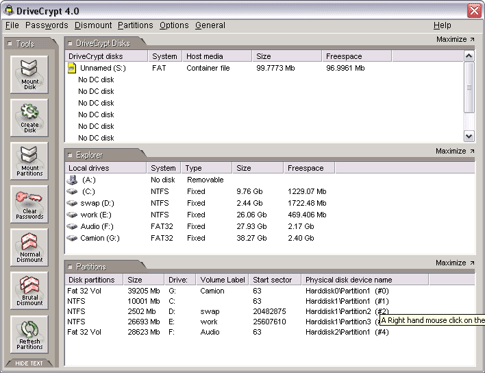 DriveCrypt - Download | Heise