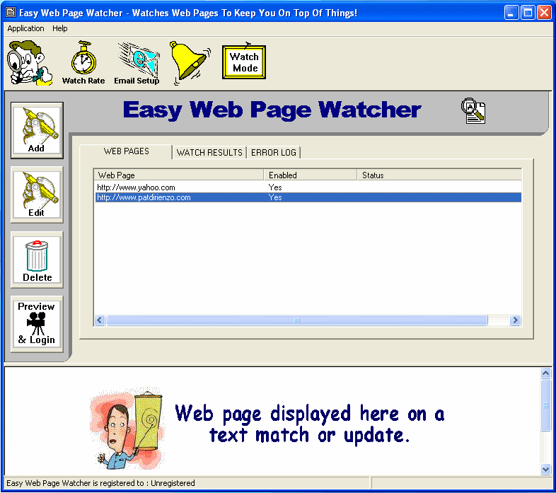 Easy Web Page Watcher - Download von heise.de