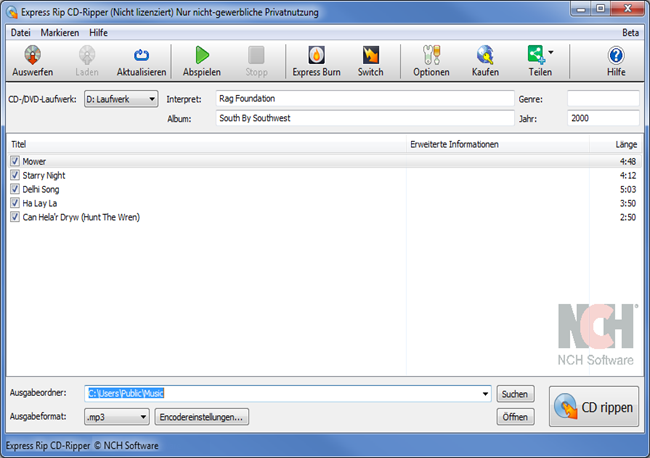 Express Rip - Gratis-Download von heise.de