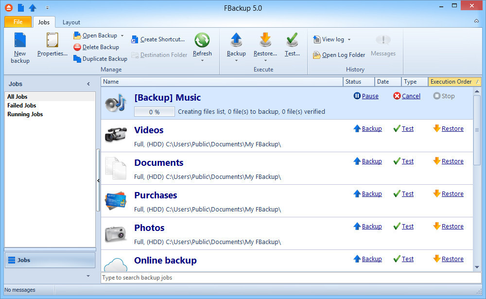 FBackup - Gratis-Download von heise.de