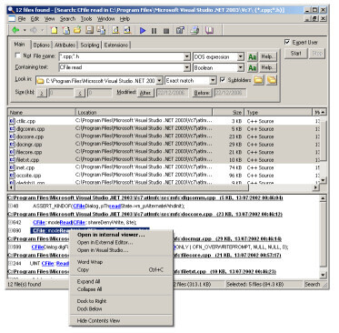 FileLocator Pro - Download von heise.de