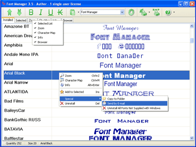 Font Manager - Download | Heise