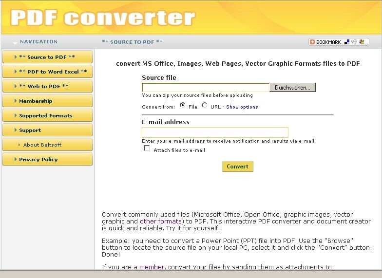 Free PDF Converter gratis nutzen | Heise