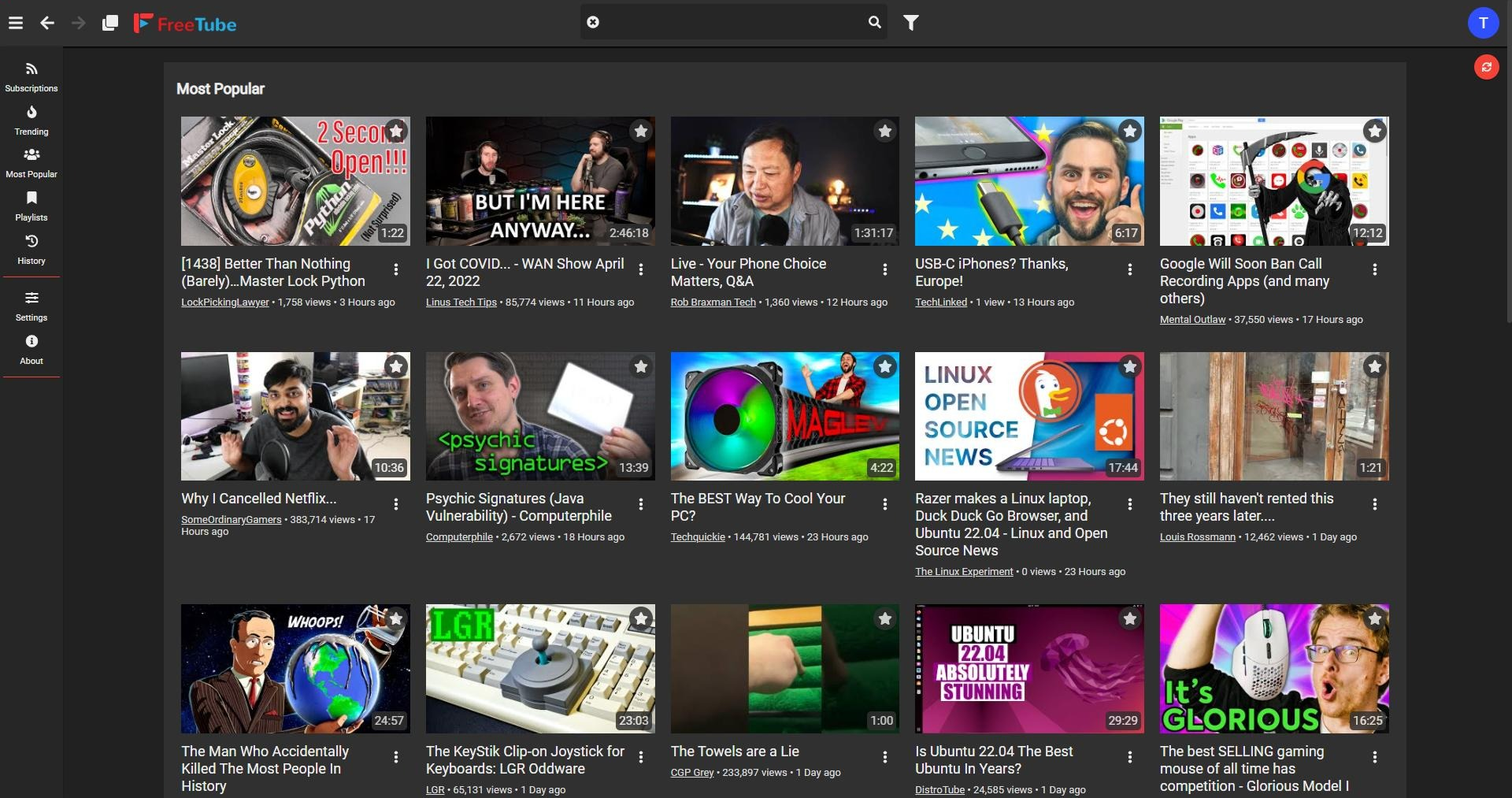 FreeTube - Gratis-Download von heise.de