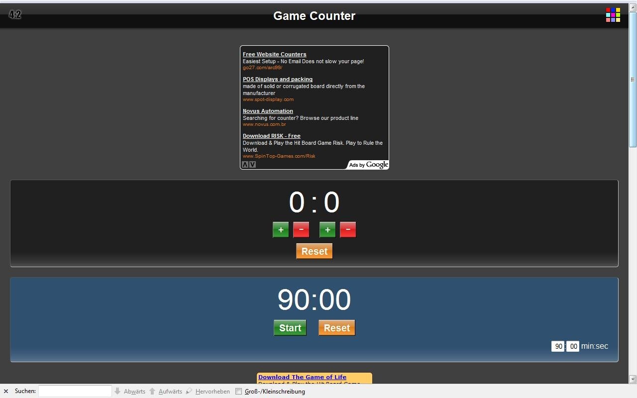 Game Counter gratis nutzen | Heise
