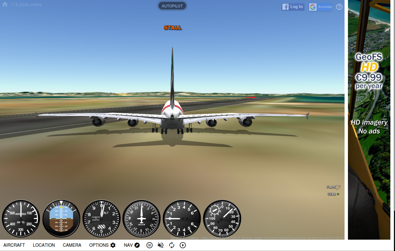 GEO-FS - Flugsimulator für den Browser | heise Download