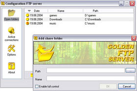 Golden FTP server - Gratis-Download von heise.de