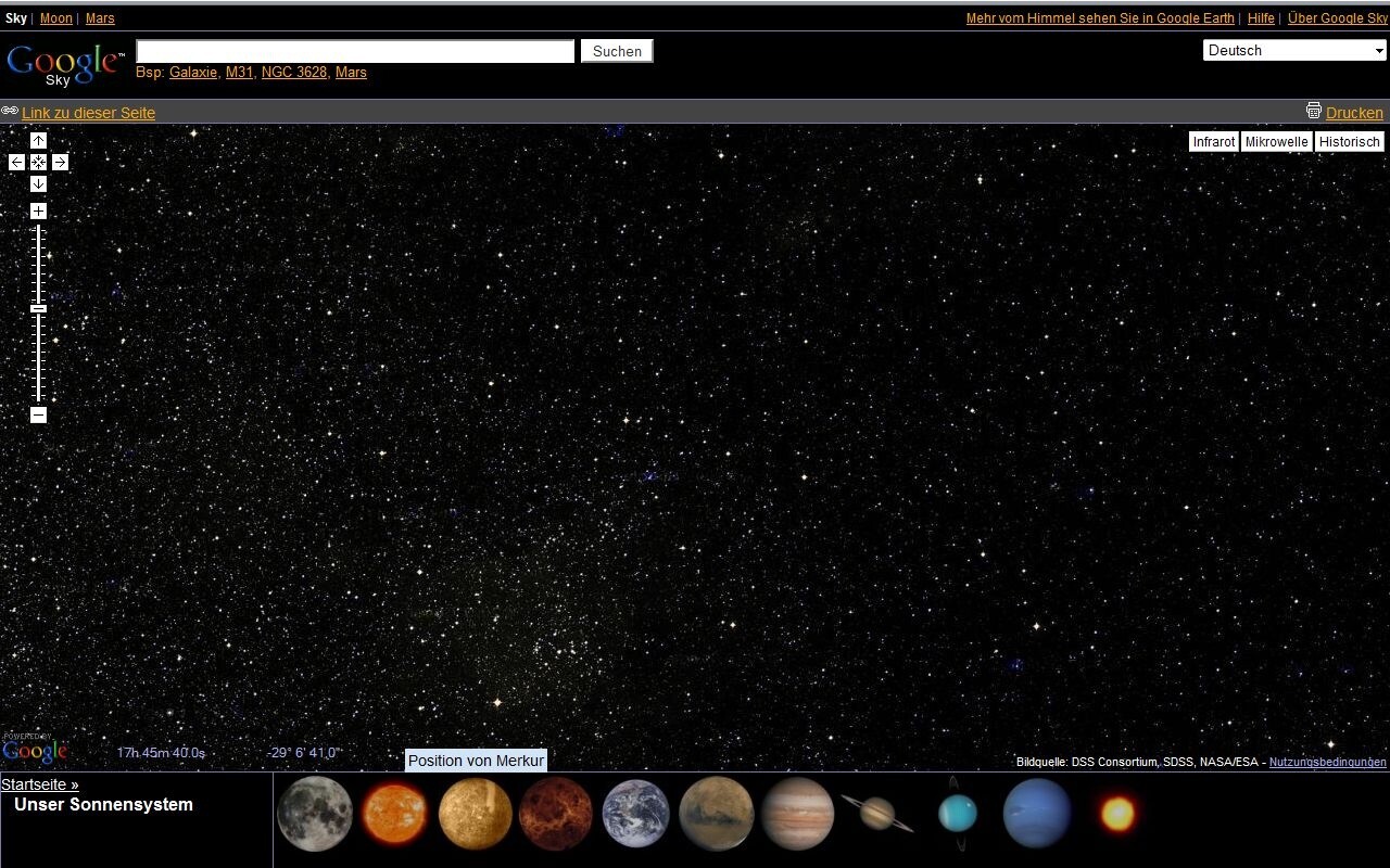 Google Sky gratis nutzen | Heise
